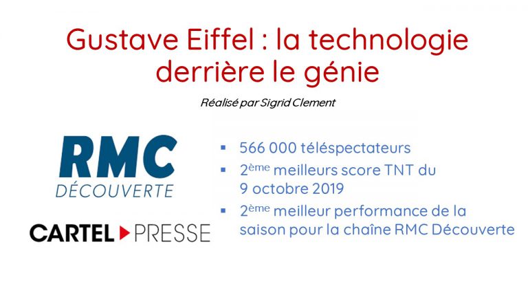 Beau score pour le documentaire sur la technologie de Gustave Eiffel | Cartel Presse